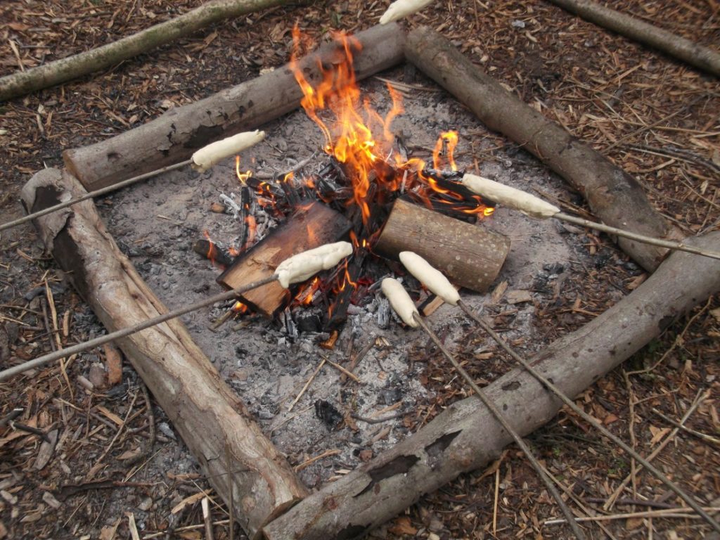 forest school fire - Sound and District Primary School